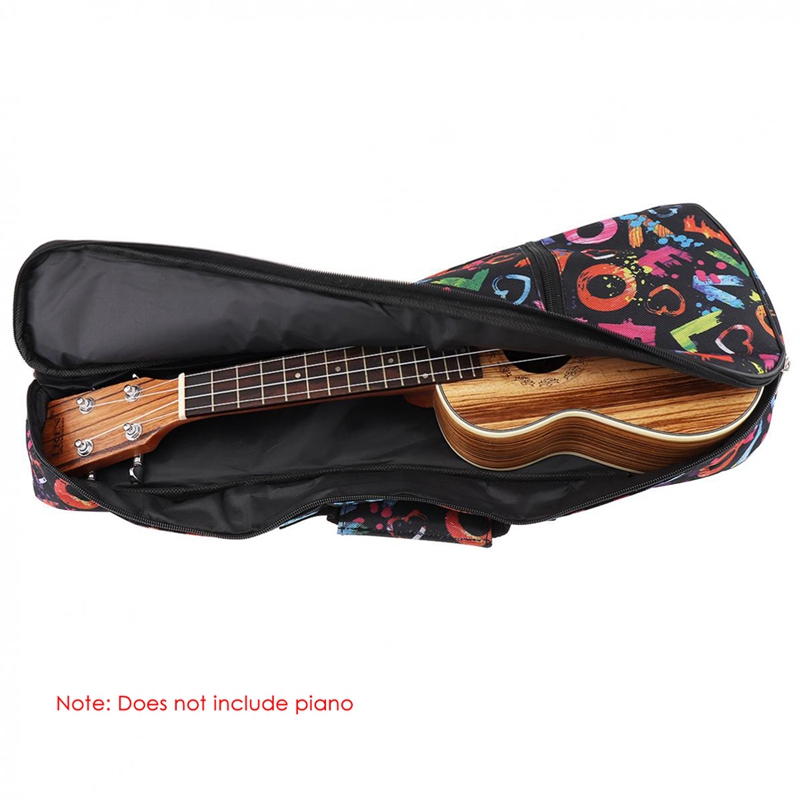 21 Inch Portable Ukulele Bag 10mm Sponge Soft Case Gig Ukulele Mini ...