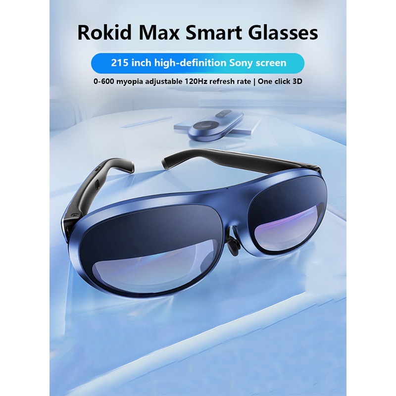 Rokid Max AR แว่นตาอัจฉริยะ 3D Micro OLED หน้าจอ 215 นิ้ว สูงสุด 50 Fov ...