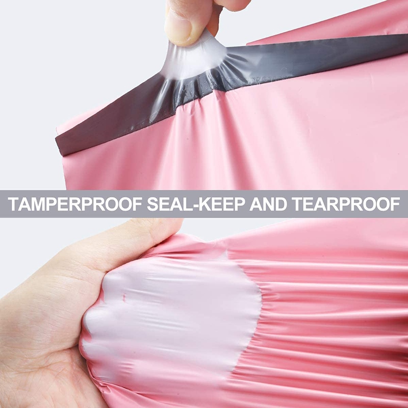 Pink Courier Mailer Bags Poly Plastic Self Adhesive Mailing aShipping ...