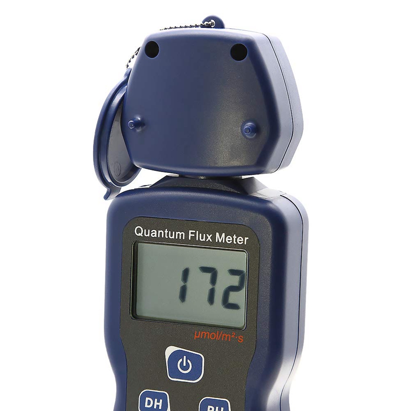 Quantum PAR Meter,Quantum Flux Meter 270° Rotatable Detector Measure ...