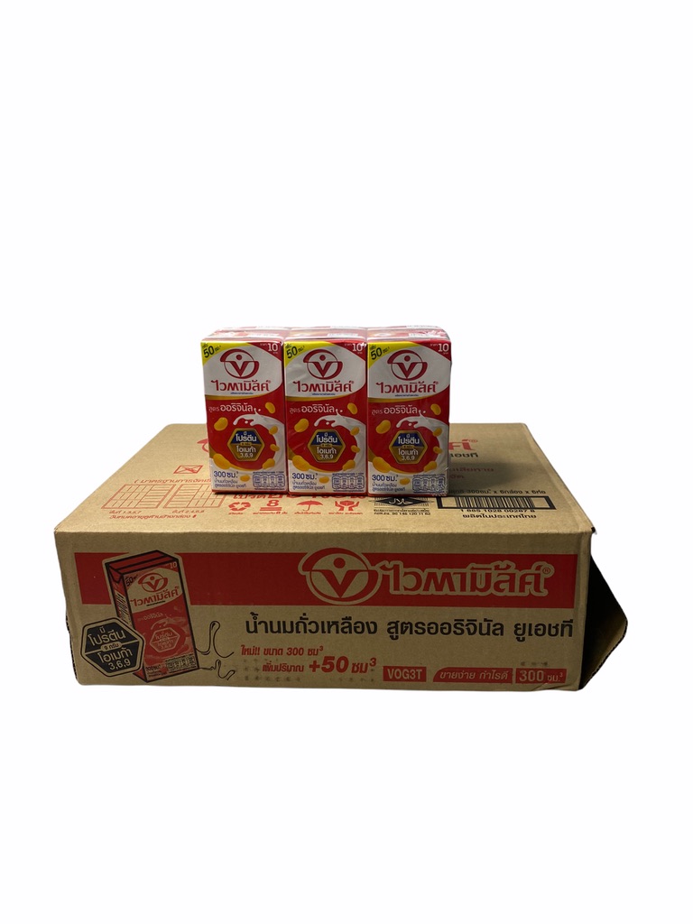 VITAMILK ไวตามิ้ลค์ น้ำนมถั่วเหลือง สูตร ออริจินัล,Soy Milk Original ...