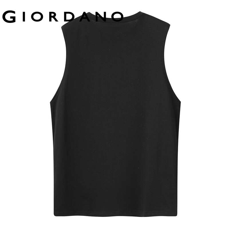Giordano Men Rega Series T-Shirts Stylish Printing Ribbed Crewneck Tops ...