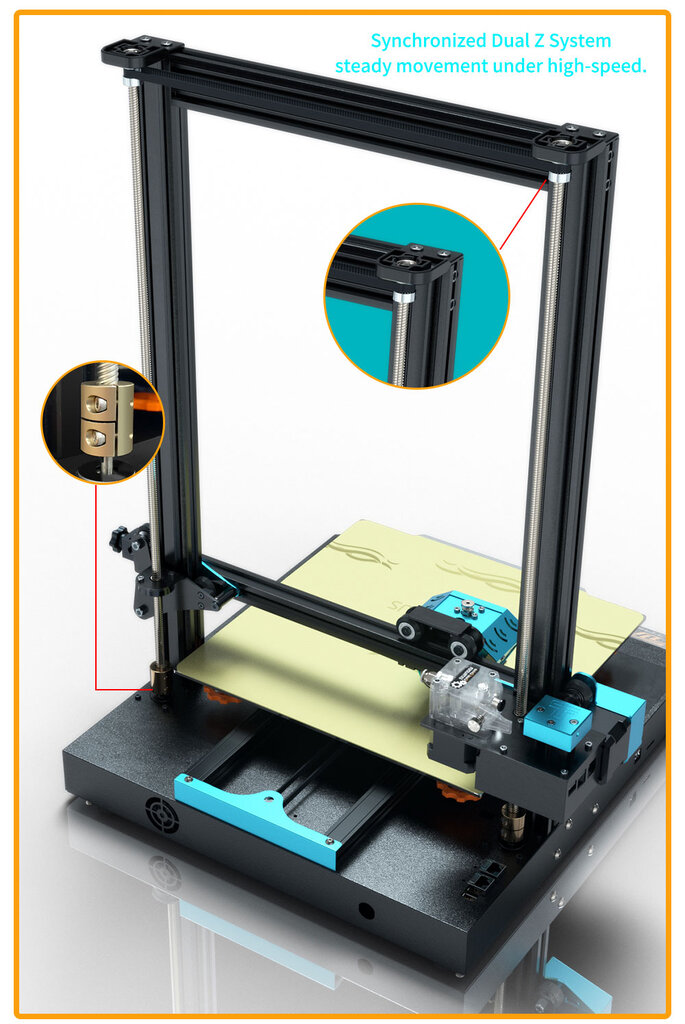 Two Trees Bluer Plus 300*300*400 3D printer.(2021) TMC2209/MKS Robin ...