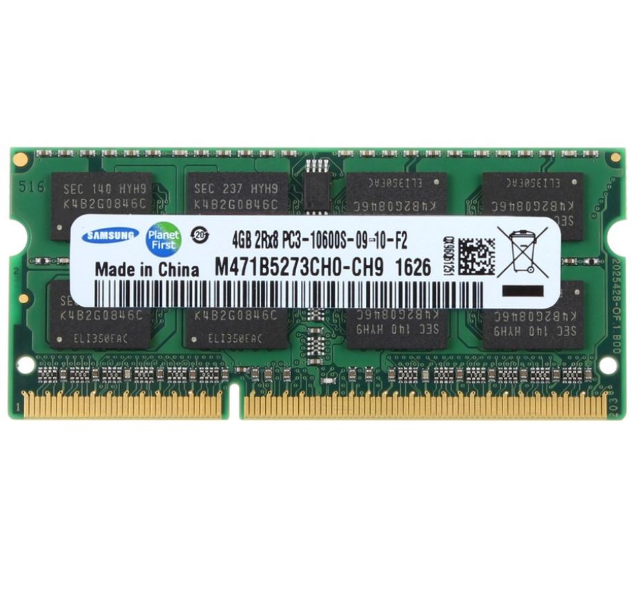 แรมโน๊ตบุ๊ค DDR3 4GB 1333MHz 16Chip (Hynix 4GB 2Rx8 PC3-10600S) 011 ...