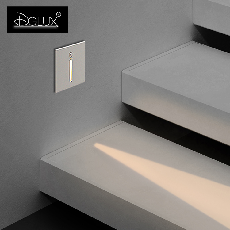 DGLUX Hot Selling Aluminum Alloy Inligent Sensor Indoor Footlight 3w ...