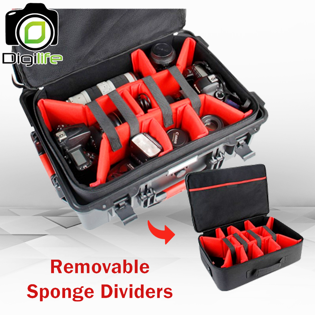 Eirmai Bag R601 Waterproof Hard Case For Camera Flash Accessories ...