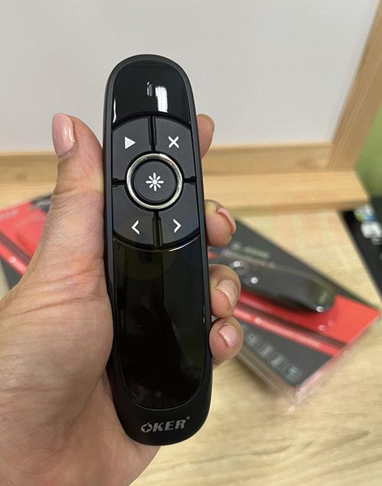 Laser Pointer OKER P118 2.4GHZ WIRELESS PRESENTER รีโมทสำหรับนักบรรยาย ...