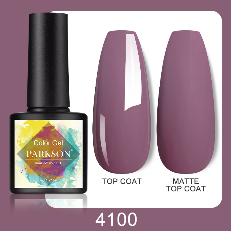 Parkson No Wipe Top Base Coat Nail LED Gel UV polish Design Enhancer ...