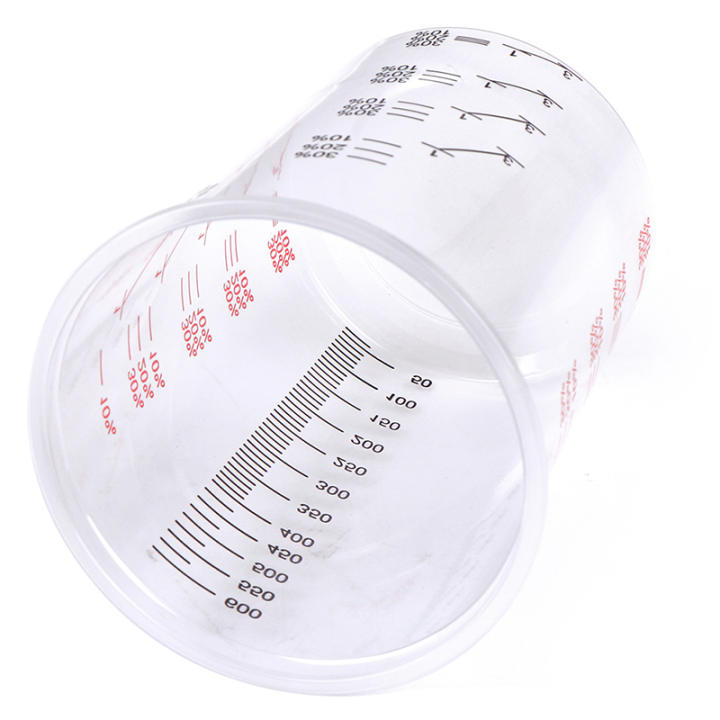 Magical house 10Pcs 600ml Plastic Paint Mixing Cups Mixing Pot Paint ...