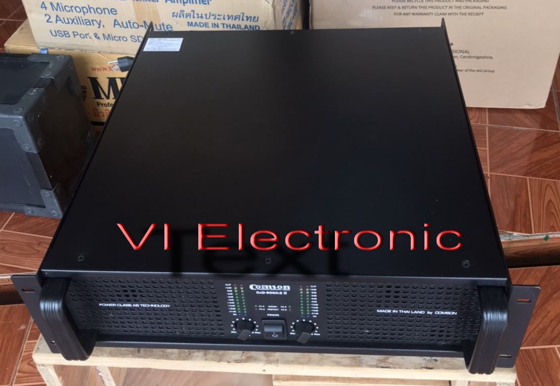 เครื่องขยายเสียง COMSON รุ่น CxD 9000 กำลังวัตต์ 1350 วัตต์ 8 โอร์ม ต่อ ...