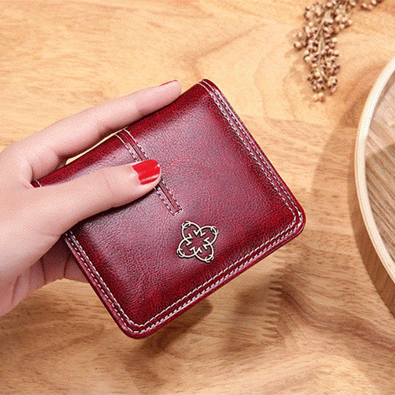 Women Coin Purses Short Wallet for Woman classic Leather Female Money ...