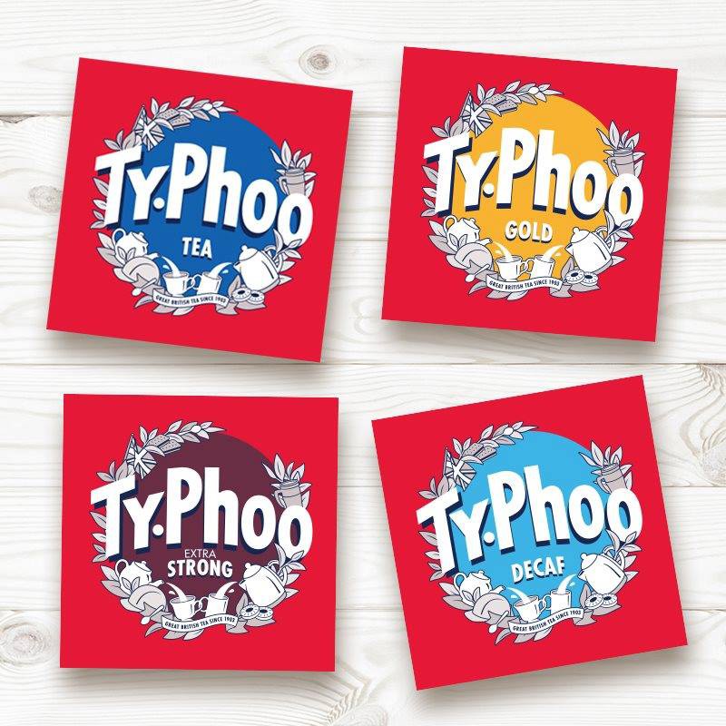 [Free Shipping] [] Typhoo Decaf Black Tea 232g Typhoon Cat Coffee ...