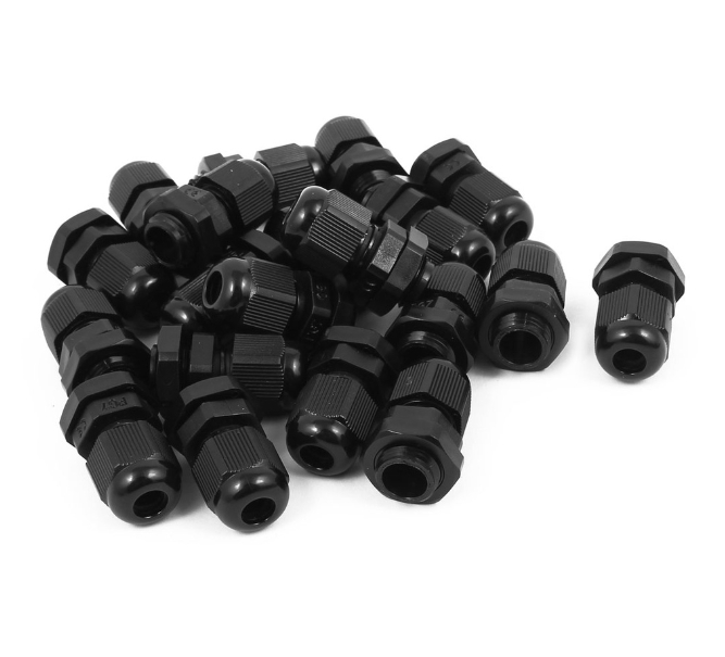 (10ชิ้น) เคเบิ้ลแกลน PG-7 PG-9 PG-11 สีดำ สีขาว กันน้ำ Cable Glands ...