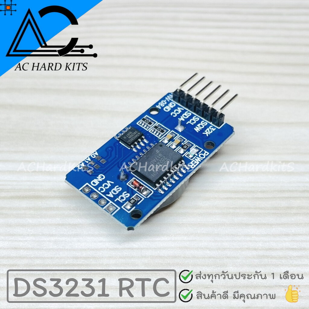 DS3231 Module Real Time Clock โมดูลนาฬิกา RTC พร้อมแบตเตอรี่ | Lazada.co.th