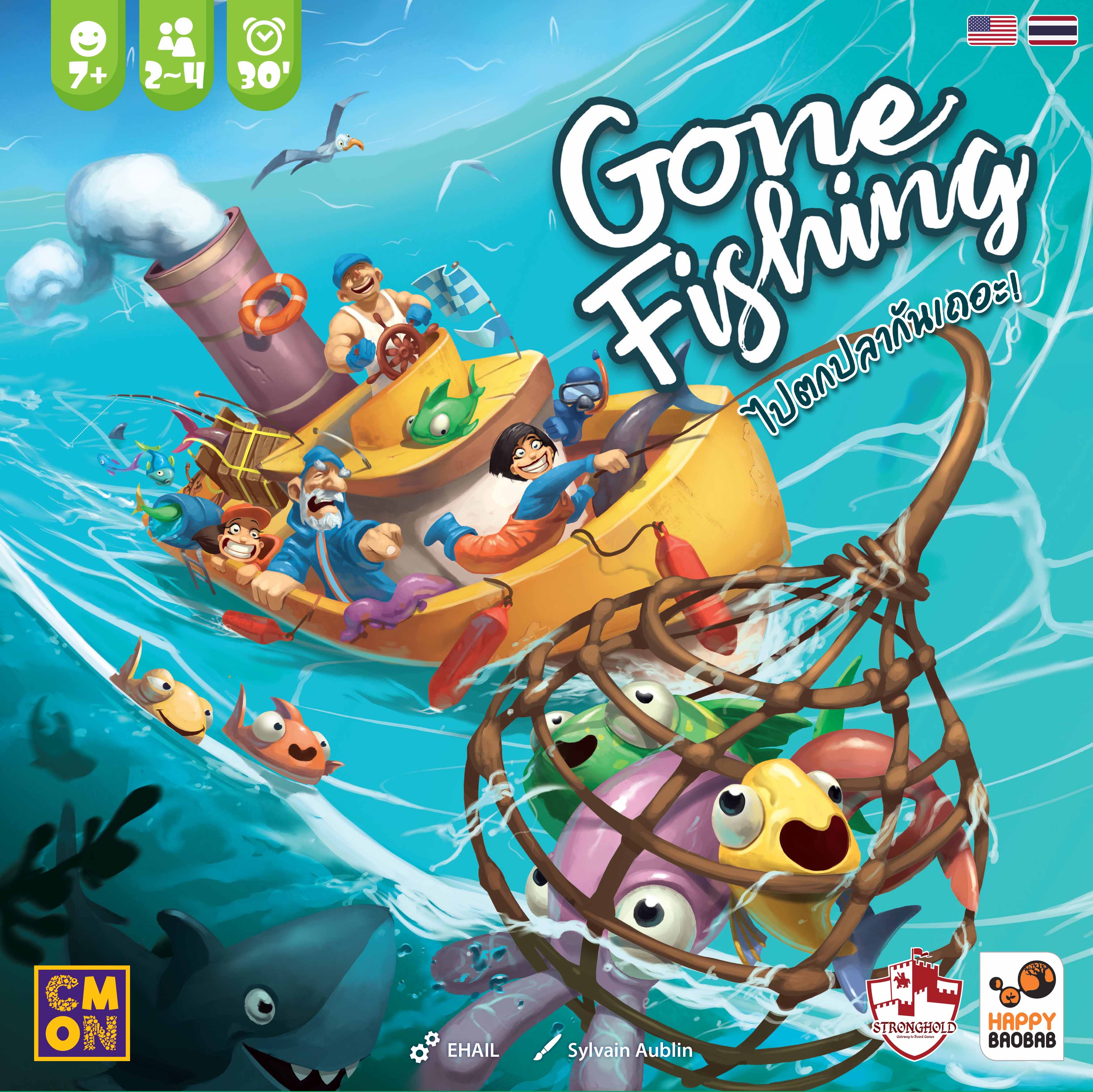 Gone Fishing ไปตกปลากันเถอะ! Gone Fishing (TH/ENG Version) board game ...