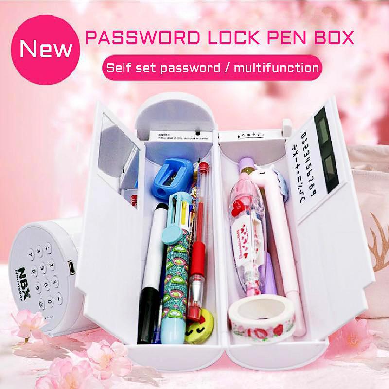New Password Pencil Case Multifunctional Usb Charging Calculator High ...