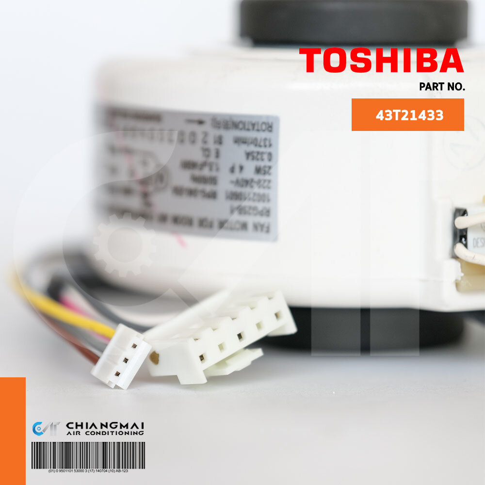 CARRIER / TOSHIBA TCTC-43T21433 25W. มอเตอร์แอร์ มอเตอร์คอยล์เย็น ...
