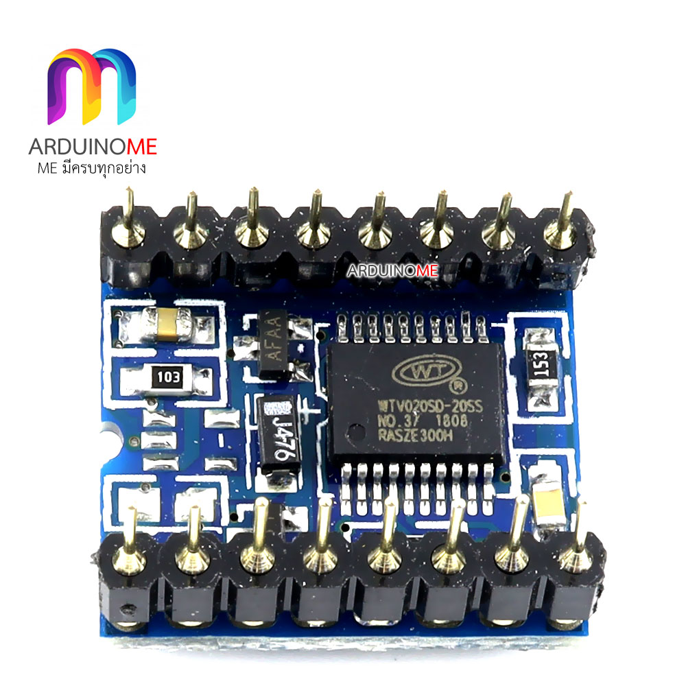 WTV020SD Micro SD Card Music Module - ArduinoME - ThaiPick