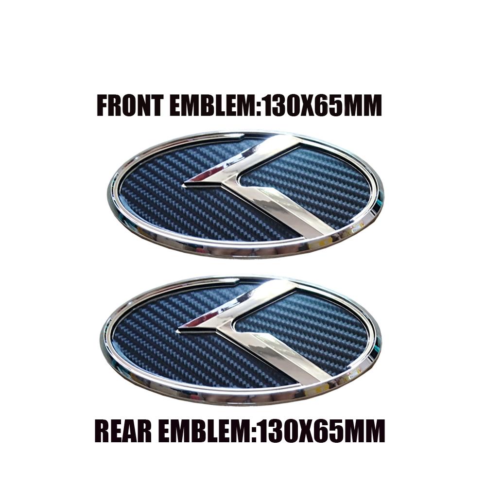 Black Carbon Fiber Car Wheel Center Cap Hood Trunk Emblem 3D Sticker ...