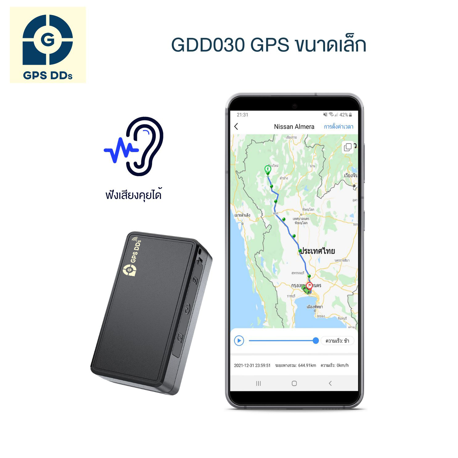 GPSDD รุ่น GDD400(NO MIC) GPS ติดตามรถเรียลทาม ส่งข้อมูลตำแหน่งรถผ่าน ...