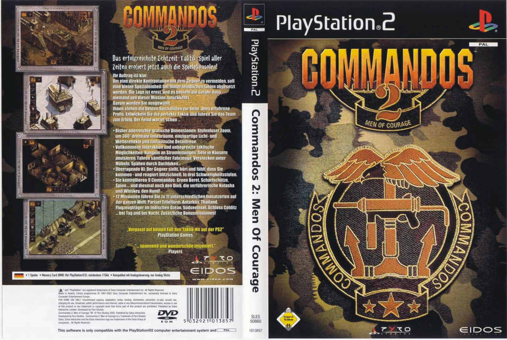 แผ่นเกมส์ PS2 Commandos 2 - Men of Courage คุณภาพ ส่งไว | Lazada.co.th