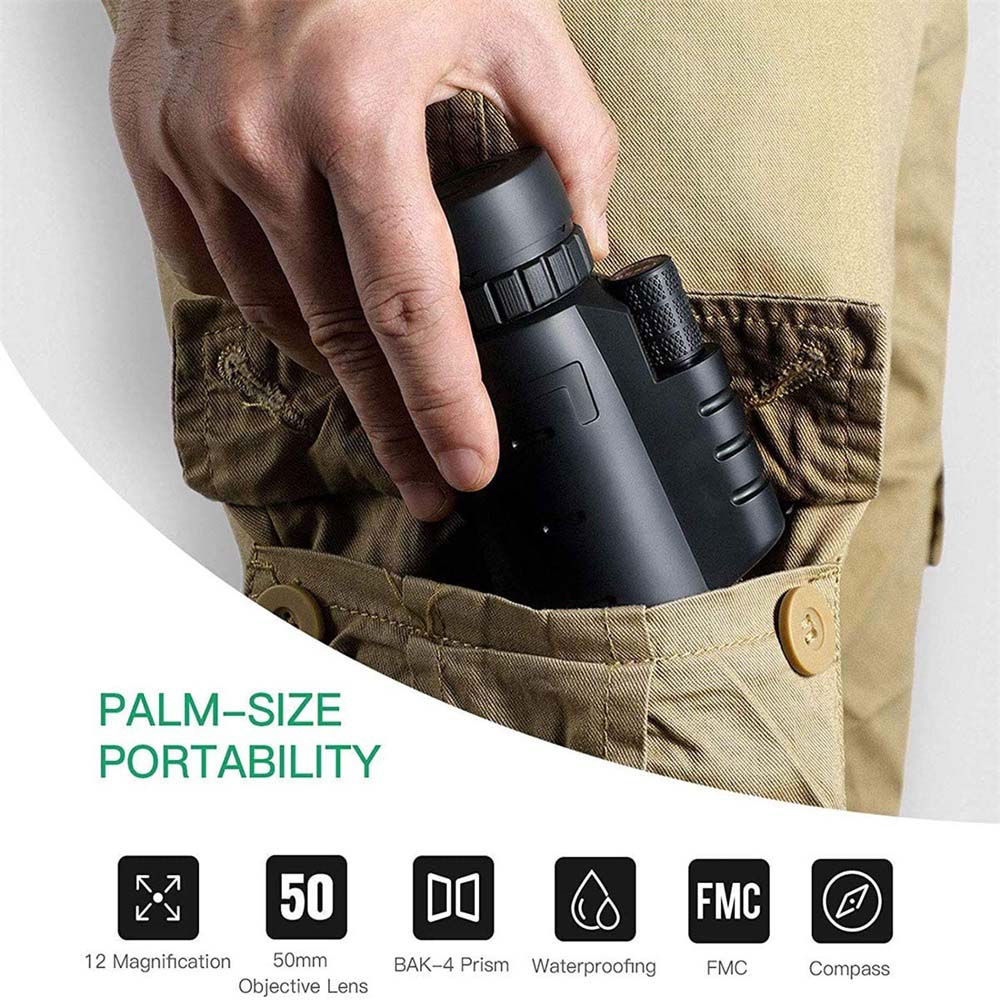 Super High Power 40X60 Portable Night Vision Monocular Telescope ...