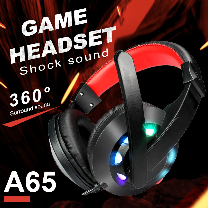 🔥NEW🔥 A65/A3/A2 Gaming Headset หูฟังเกมมิ่ง หูฟังสเตอริโอพร้อมไมโครโฟน ...