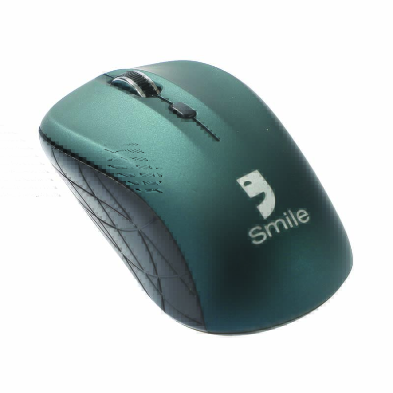 Wireless Optical Mouse USB SMILE (WM-6139) Black Mouse เมาส์สำหรับ ...