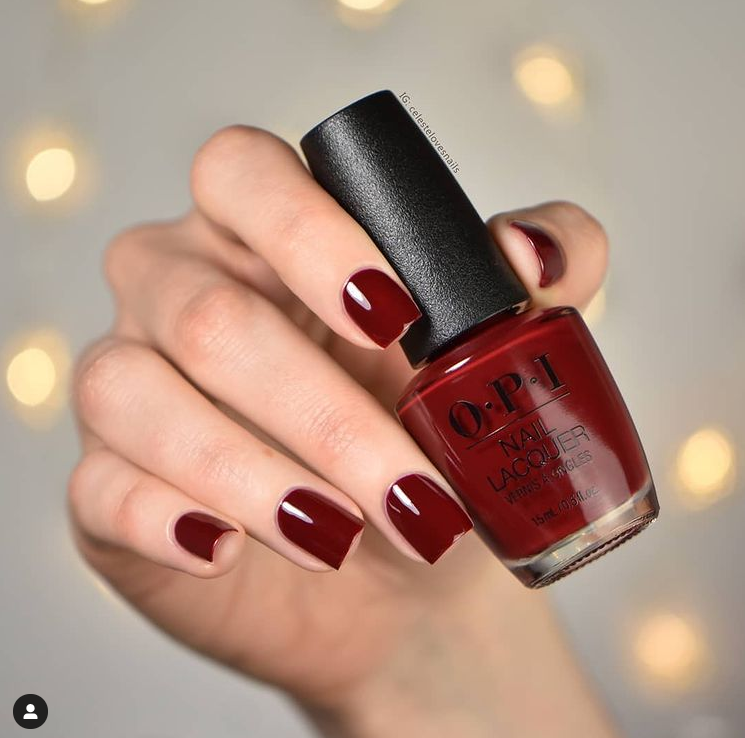 พร้อมส่ง OPI - Ginger's Revenge (HR K11) ยาทาเล็บ สีแดงเลือดนกอมน้ำตาล ...
