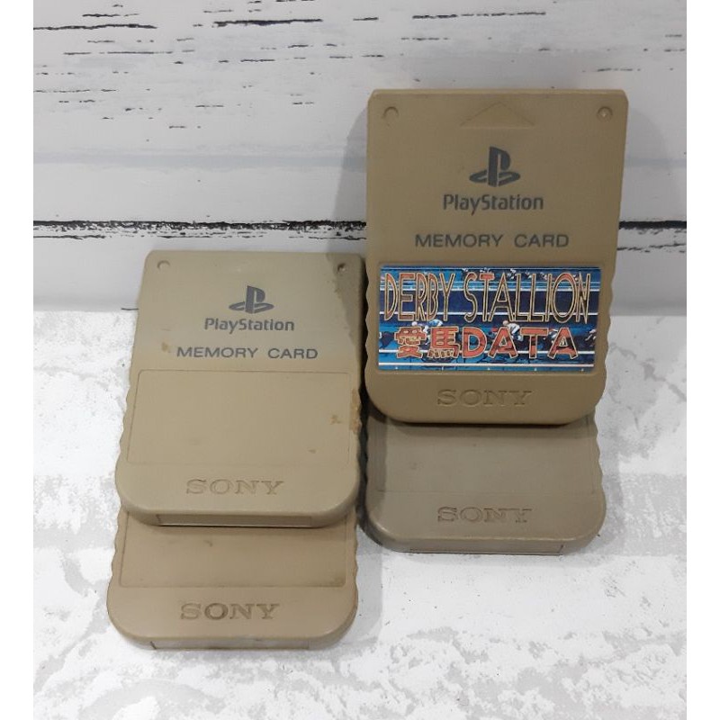 PS1 Memory Card แท้ Sony จากประเทศญี่ปุ่น สี Original และสีอื่นๆ เมม ...