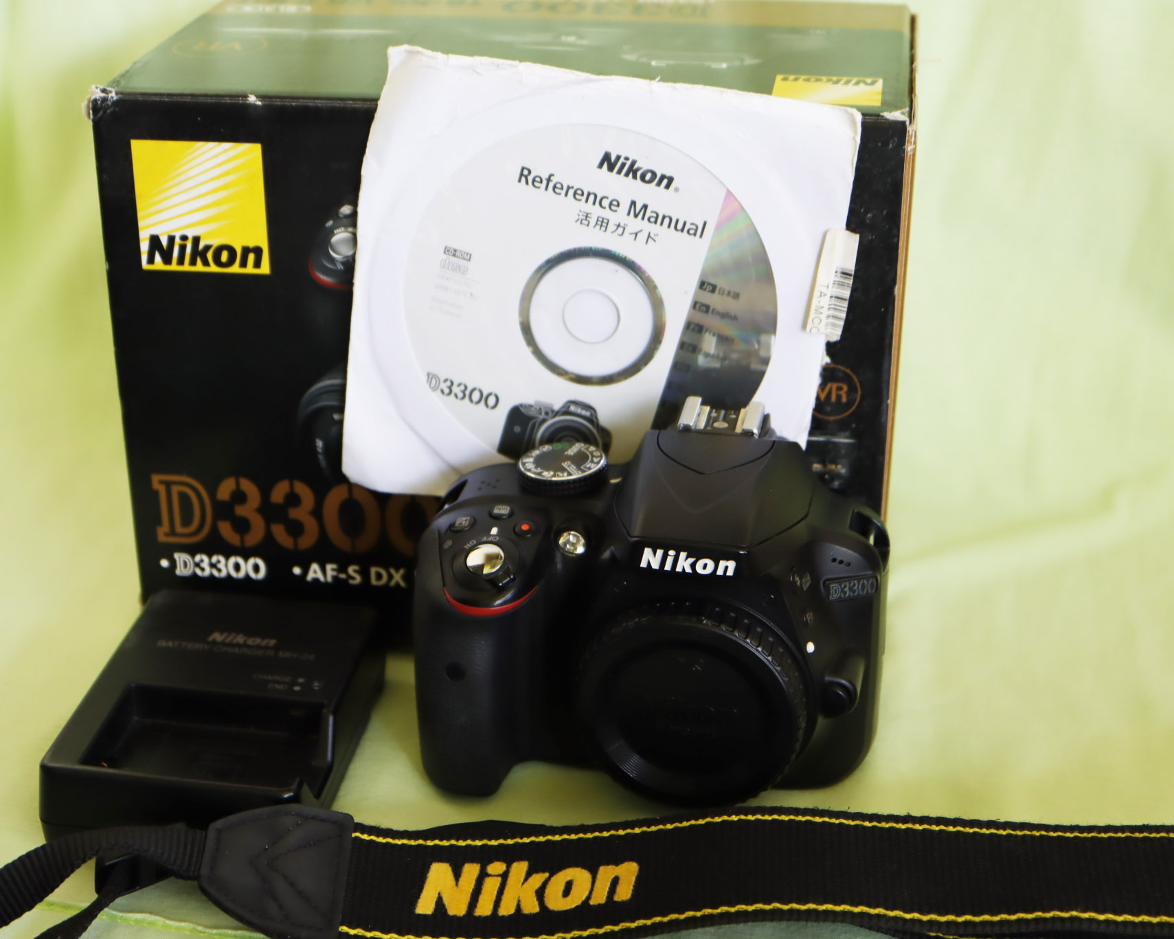 Nikon D3300 24.2MP DSLR camera Black Body in box ตัวกล้อง 24.2 MP CMOS DX format sensor - Nick's ...
