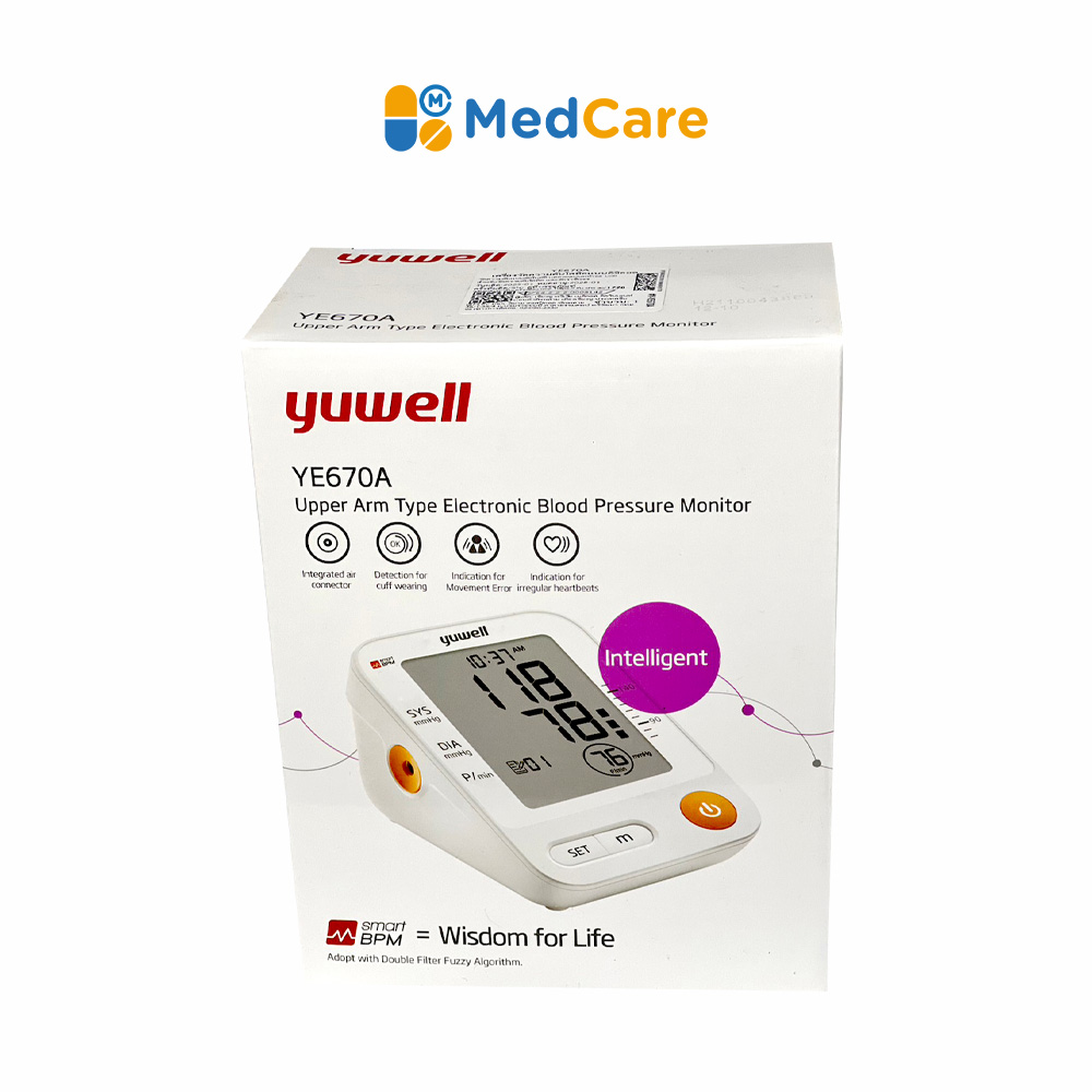 YUWELL Blood Pressure Monitor (YE670A) - MedCare Shop - ThaiPick