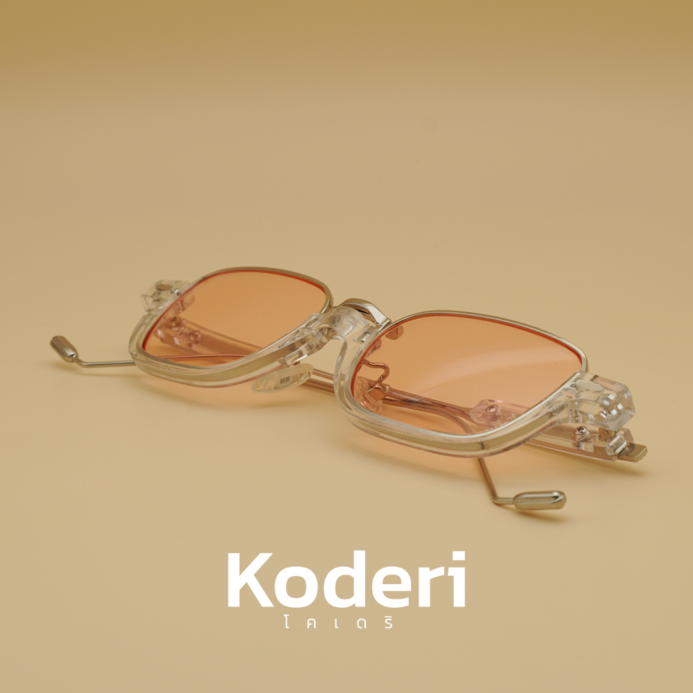 Koderi แว่นตาแฟชั่น (คละ 3 แบบ) ฟรีกล่องแว่น | Lazada.co.th