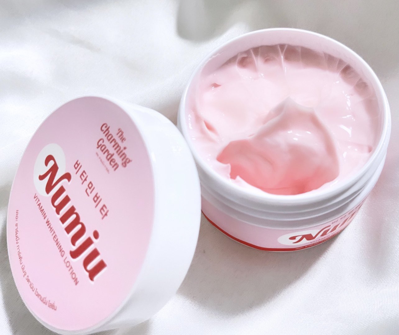 ครีม นัมจู numju หัวเชื้อโลชั่นวิตามินเกาหลีเข้มข้นกว่าX3 ครีมทารักแร้ ก้น ขาหนีบ ข้อศอกหัวเข่า ...