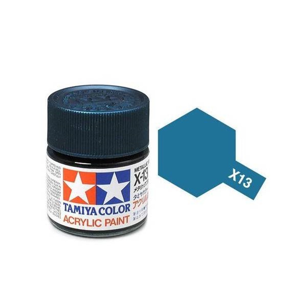 TAMIYA 80014 Enamel Paint X-14 Sky Blue (Gloss, 10ml) สีอีนาเมลทามิย่า ...