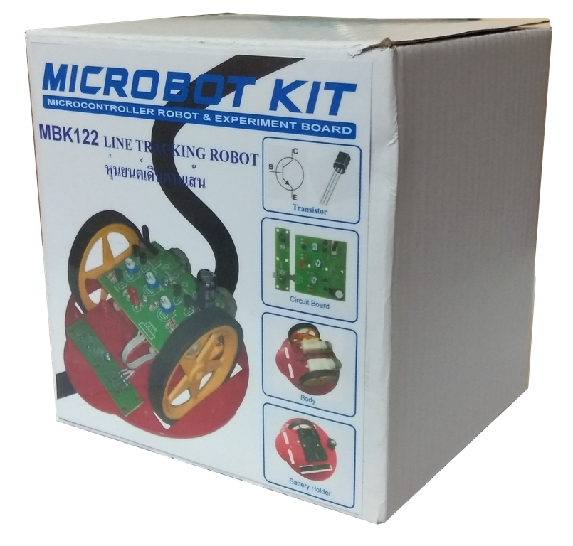 MICROBOT KIT MB122 วงจรหุ่นยนต์เดินตามเส้น | Lazada.co.th