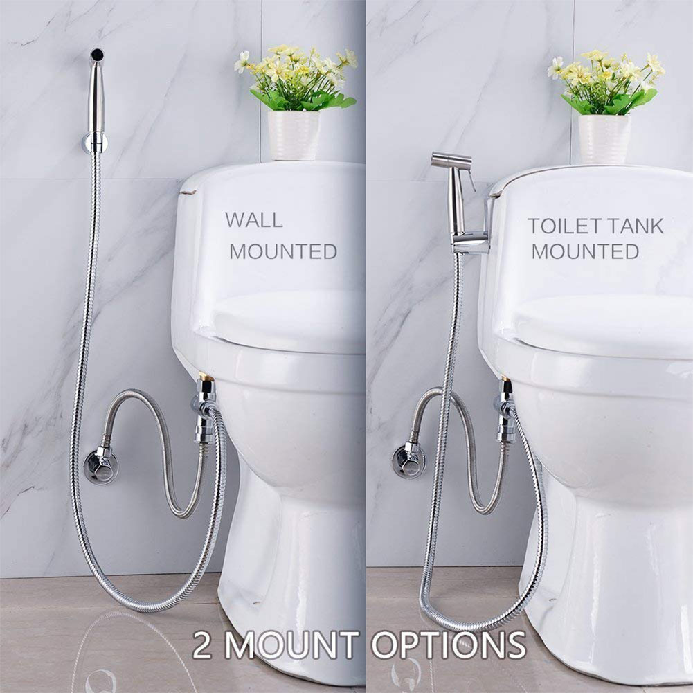 เครื่องพ่นในห้องสุขา Toilet Bidet Sprayer Kit Bathroom Washing Shower ...