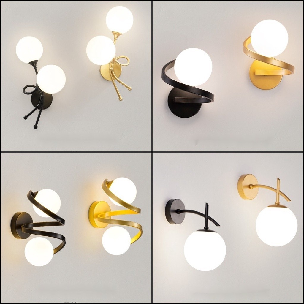 3 Color Wall Light Nordic Wall Lamps Indoor malist Decor Wall Lamp ...