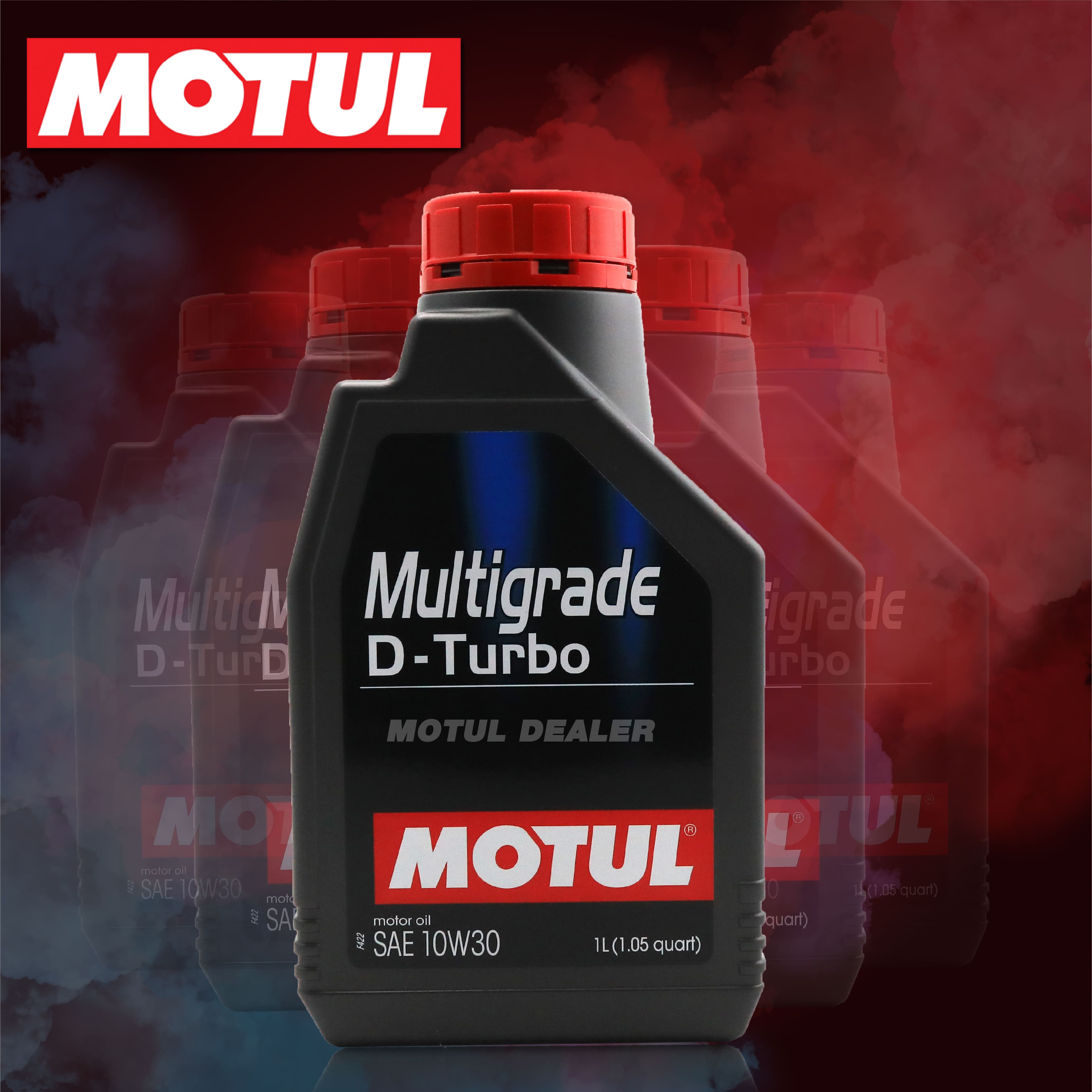 น้ำมันเครื่องรถยนต์สังเคราะห์ MOTUL MULTIPOWER D-TURBO 10W30 ขนาด 1 ...