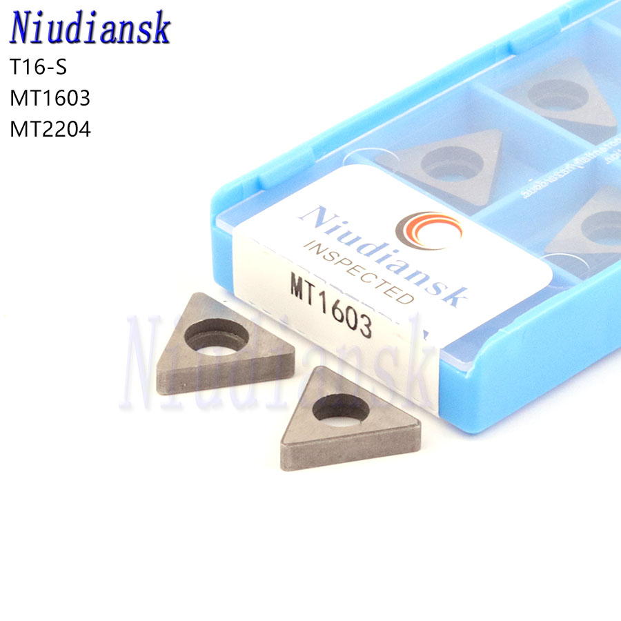 10 pcs T16-S MT1603 MT2204 คาร์ไบด์แทรก Shims เครื่องกลึง CNC ...