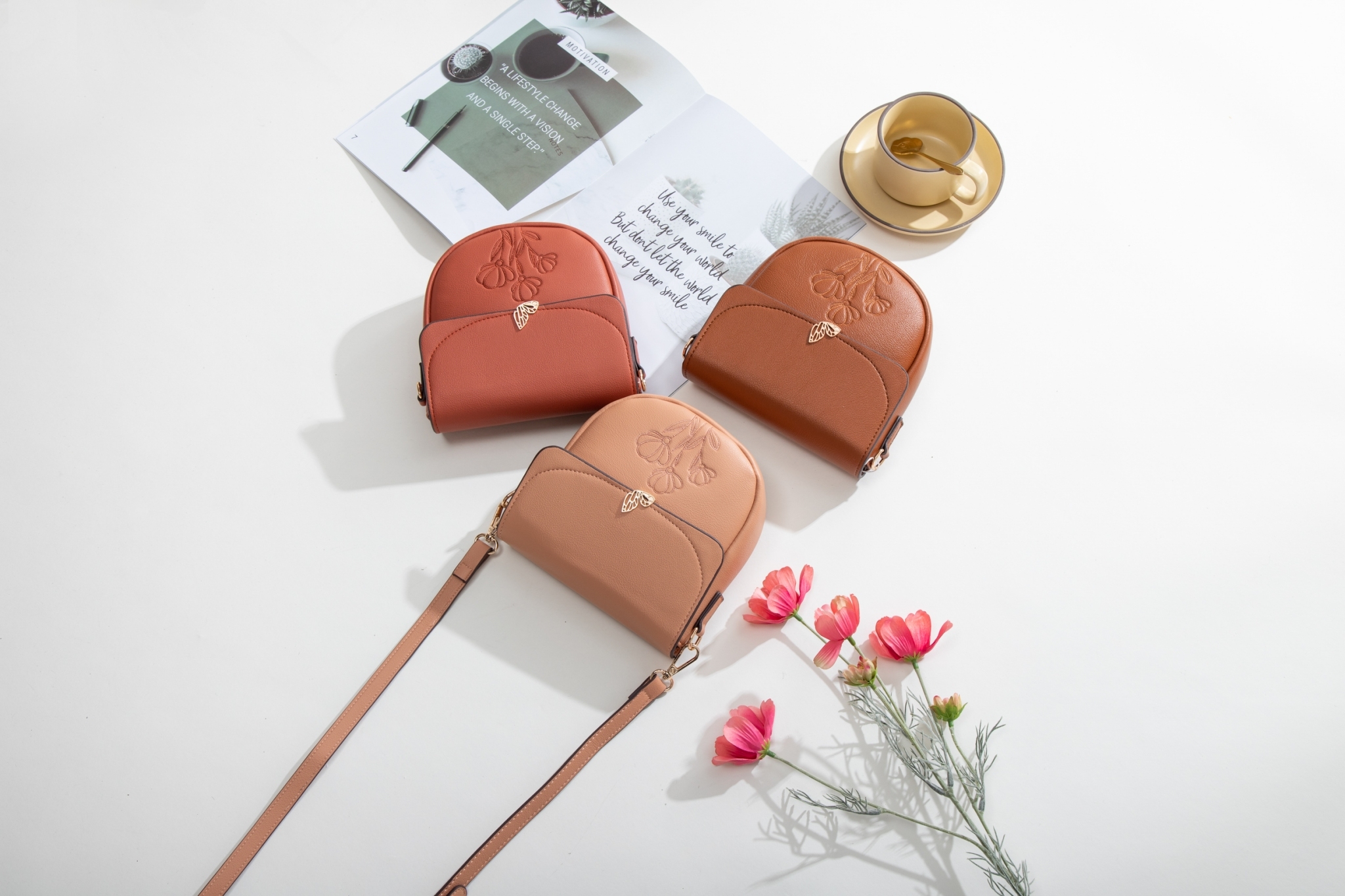 X096 กระเป๋าสะพายข้างผู้หญิง Prettyzysแท้ มาใหม่ กระเป๋าผู้หญิง กระเป๋าแฟชั้นเกาหลี ...