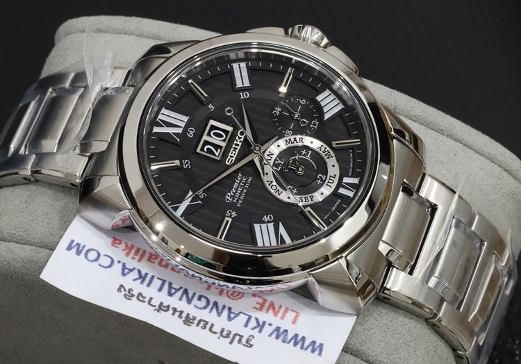 klangnalika-นาฬิกา Seiko Premier Kinetic Perpetual รุ่น SNP141P1 - Klangnalika - ThaiPick