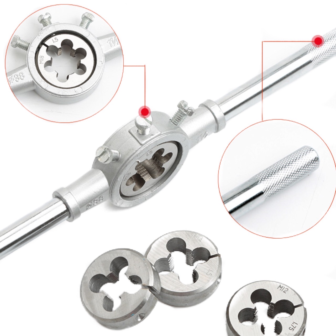 ANTON ชุดต๊าป ดอกต๊าป ต๊าปเกลียว ทำเกลียว 110ชิ้น - ANTON TOOLS - ThaiPick