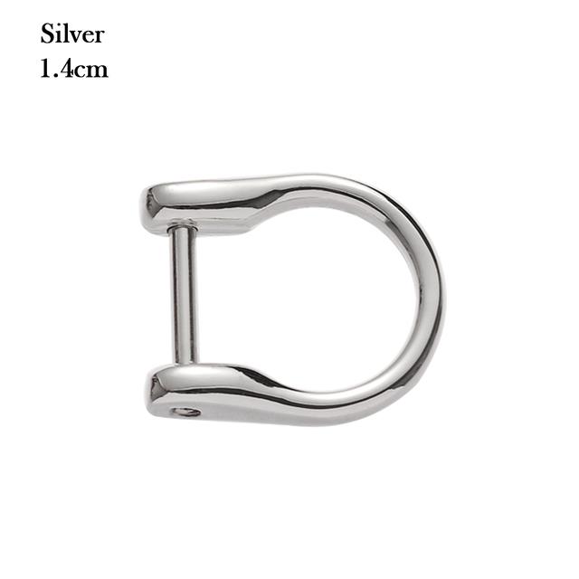 Metal Detachable Removable Open Screw D Ring Buckle Shackle Clasp ...