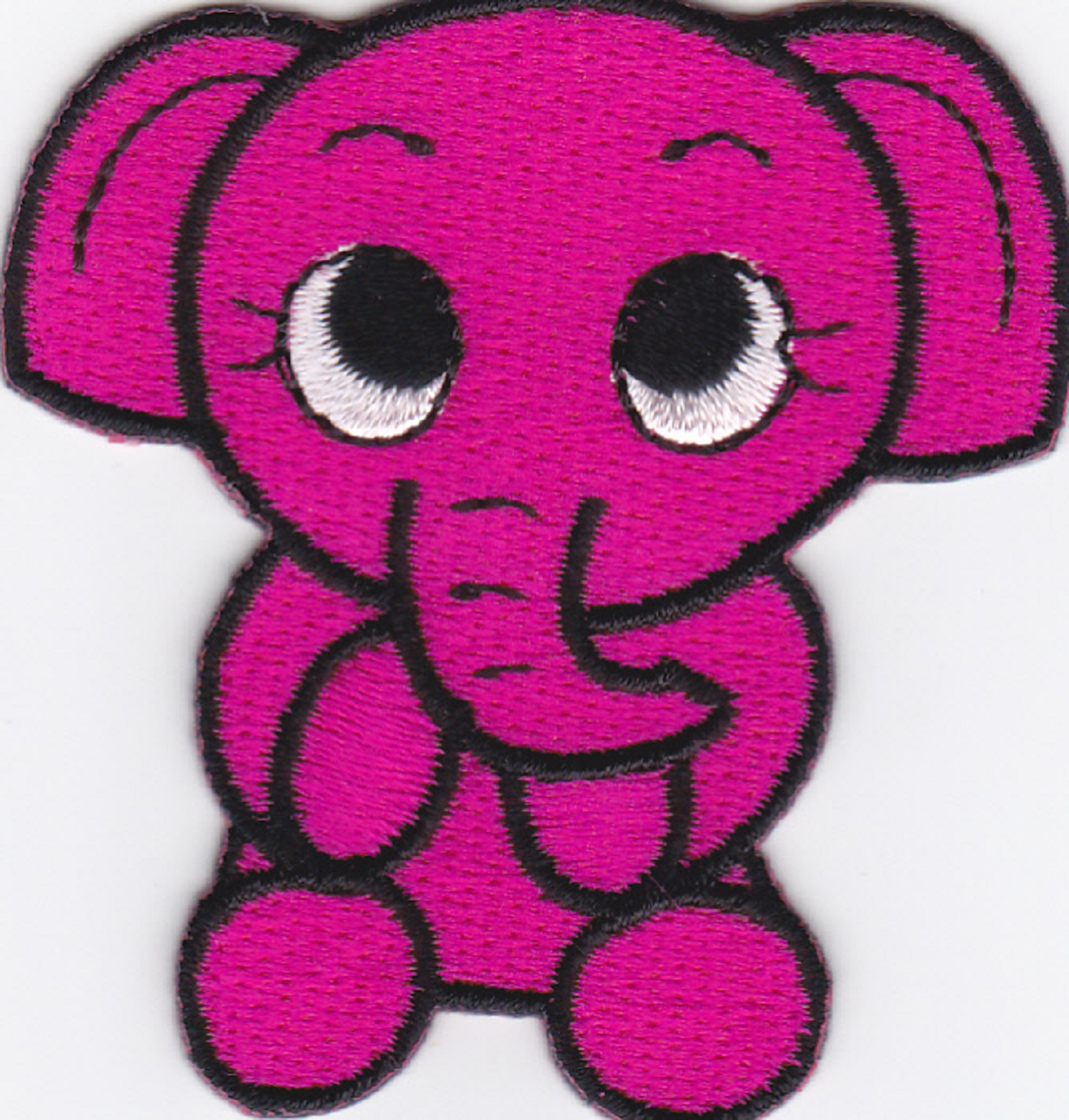 iron on patch Embroidery cute Elephant 6x5.5 cm ช้างน่ารัก ตัวรีด เย็บ ...