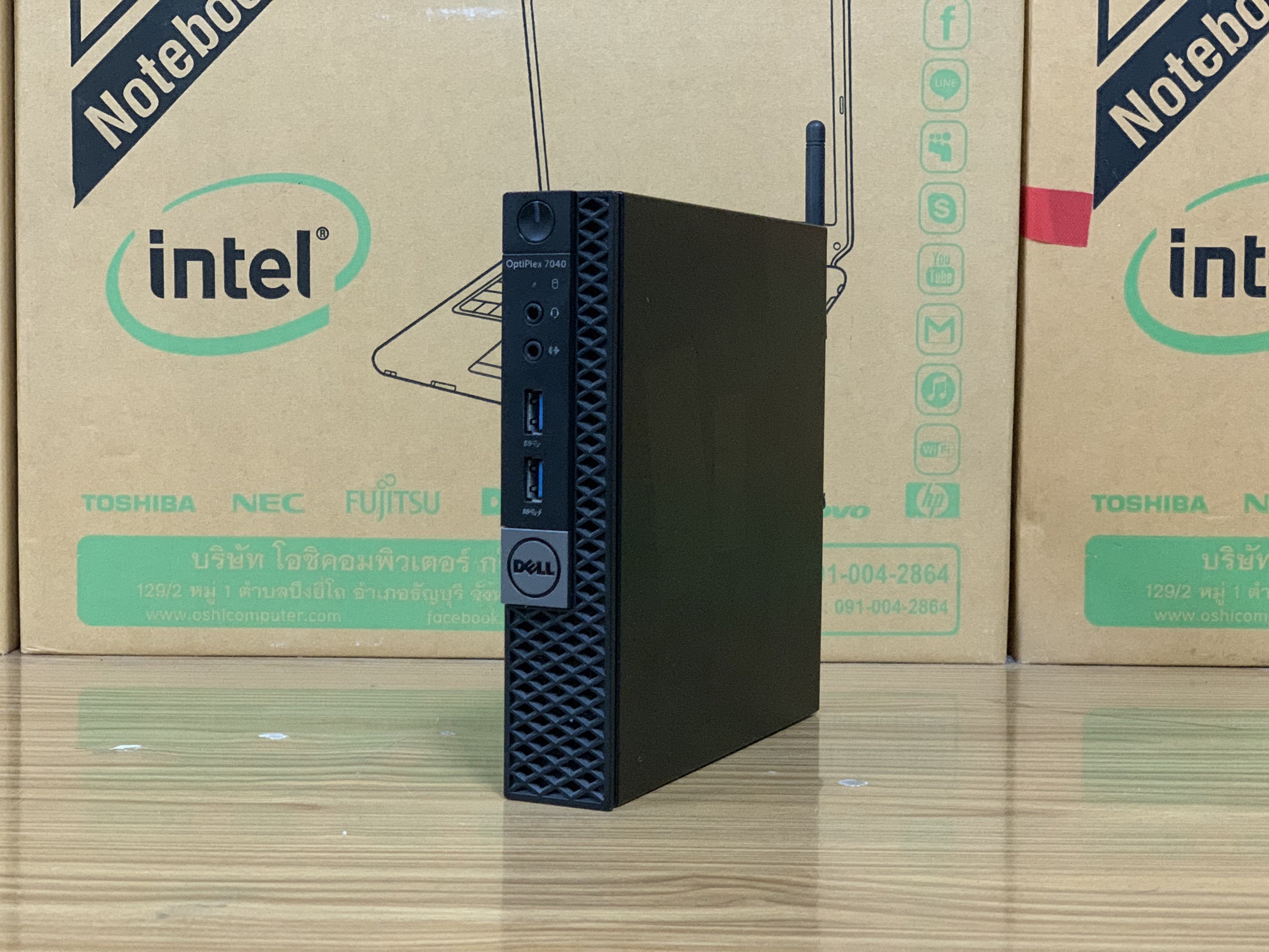 คอมพิวเตอร์ Dell Optiplex 7040m CPU Core i7-6700t Ram 8 gb Hdd 500 gb รองรับ M.2 nvme ...