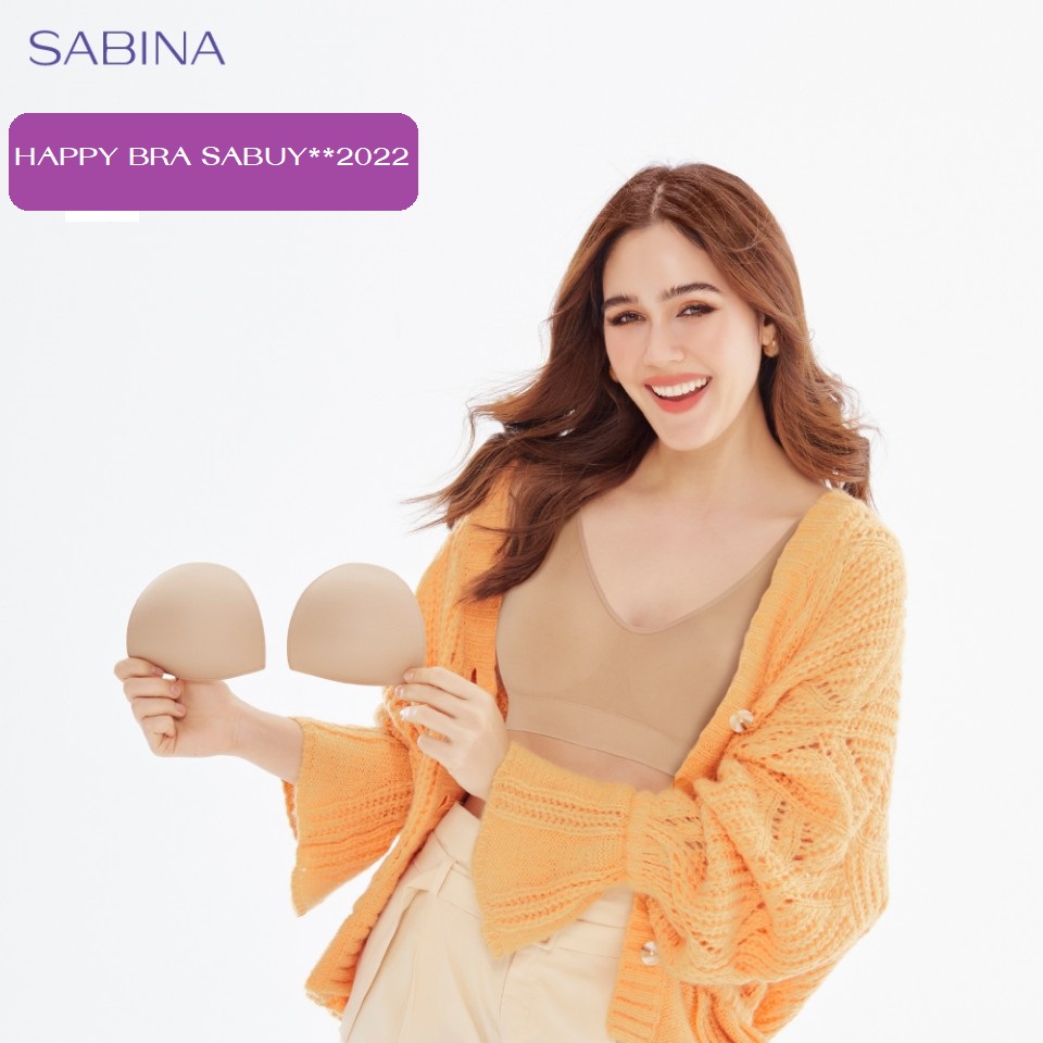 รุ่นใหม่ 2022 แบบตะขอBRA SABUY เซต 6 แถม 4SABINA HAPPY BRA HOOK DESIGN รอบอก 28-46 นิ้ว เสื้อ 6 ...