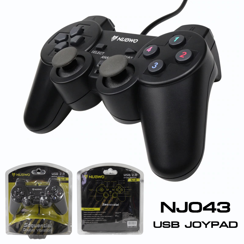 Nubwo NJ-43 JOY Gaming Controller (Sequential) จอยเกมส์ Joystick ...