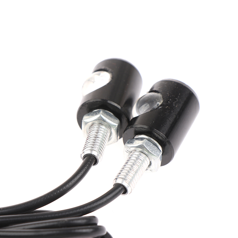 2pcs Universal Motorcycle LED Mini Turn Signal Eagle Eye Shape Turn ...