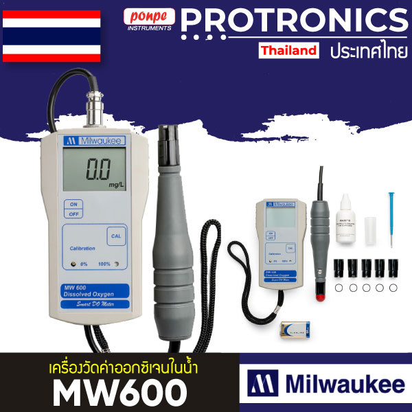 Milwaukee เครื่องวัดค่าออกซิเจนในน้ำ Standard Portable Dissolved Oxygen ...